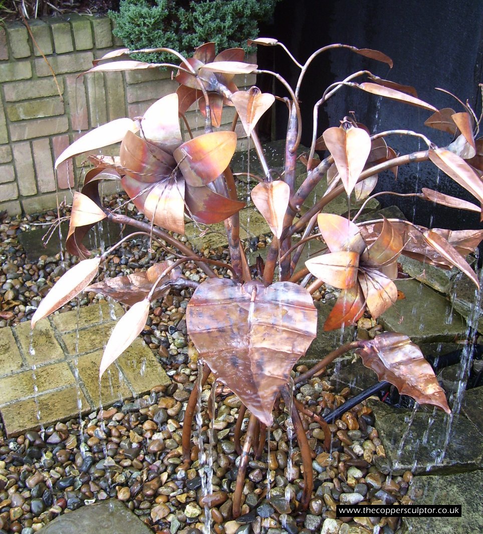 The Copper Sculptor - Specializing in Copper Tree Water Features