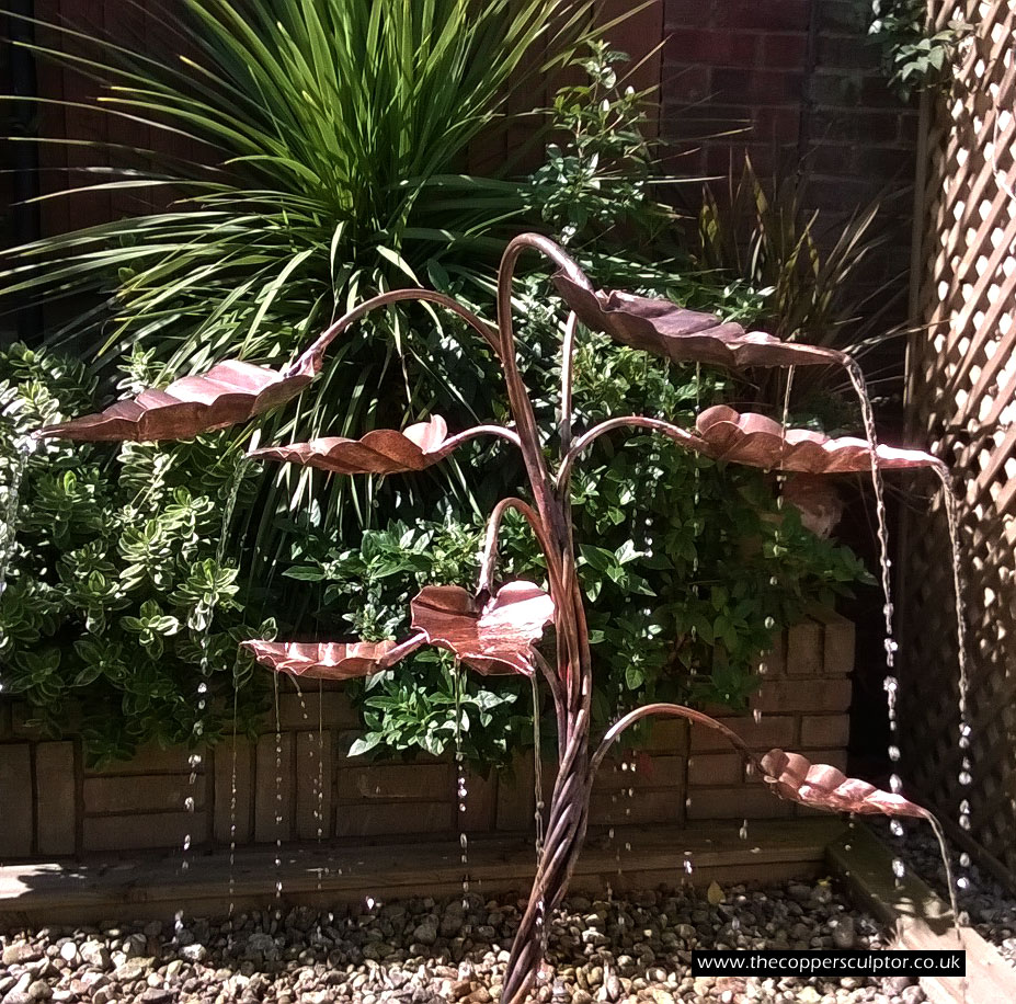 Item no 4.5/12/bb Arum Lily Bird Bath Water Feature. Height 1200mm ...